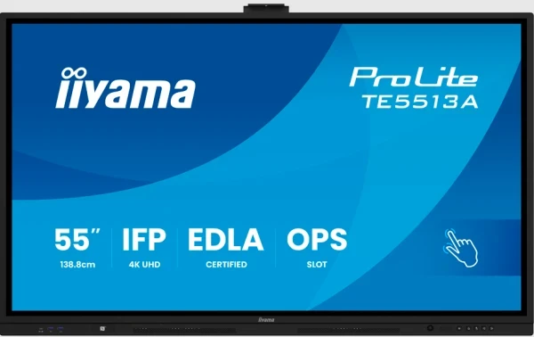 Interaktivni ekran 55'' Iiyama TE5513A-B3AG IPS 3840x2160Android 148msHDMIDP