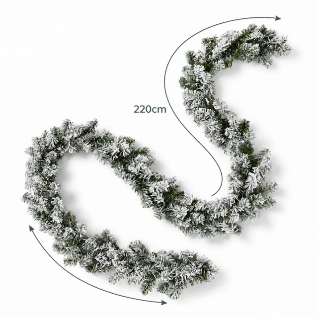 Novogodišnja girlanda Frost Pine 220 cm ( LOW-FRP-220 )