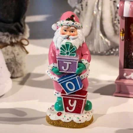Festa bono 80 novogodišnja dekoracija deda mraz ljubičast 11cm ( 710309 )