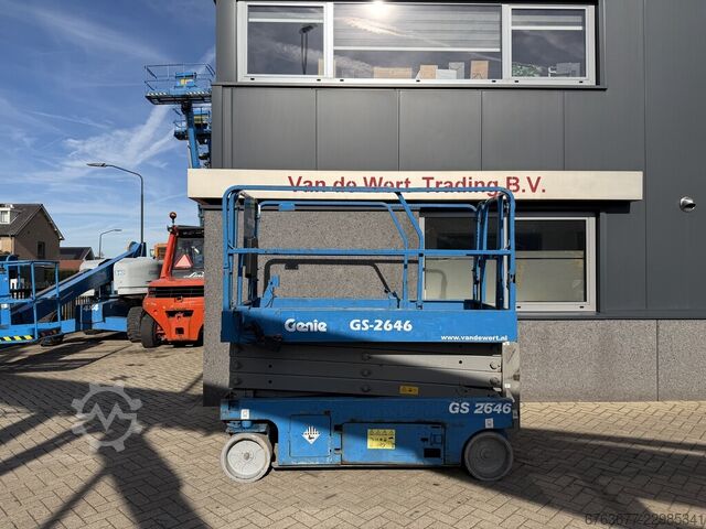 Genie GS - 2646 Makaze radna platforma / Radna dizalica / Makazasta platforma 10 m radne visine, ele
GENIE GS - 2646 SchaarHoogwerker / Arbeitsbuhne / Scicc