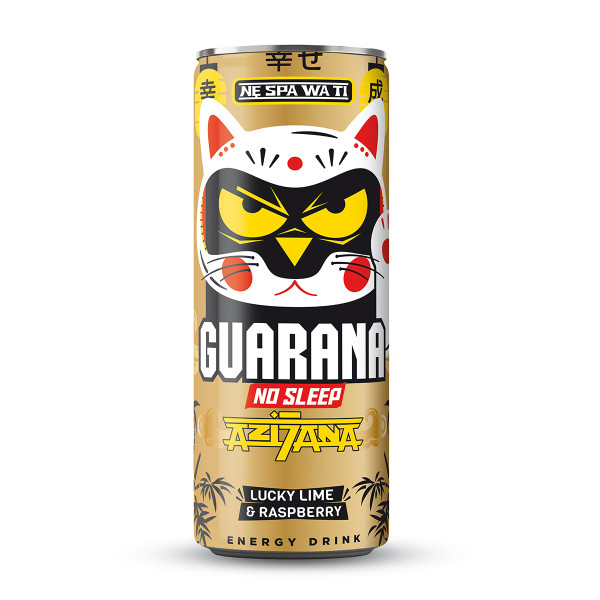 Guarana Azijana Lucky Lime & Raspberry 0,33 CAN