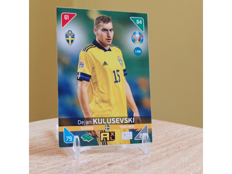 Dejan KULUSEVSKI kartica - EURO 2020 Panini