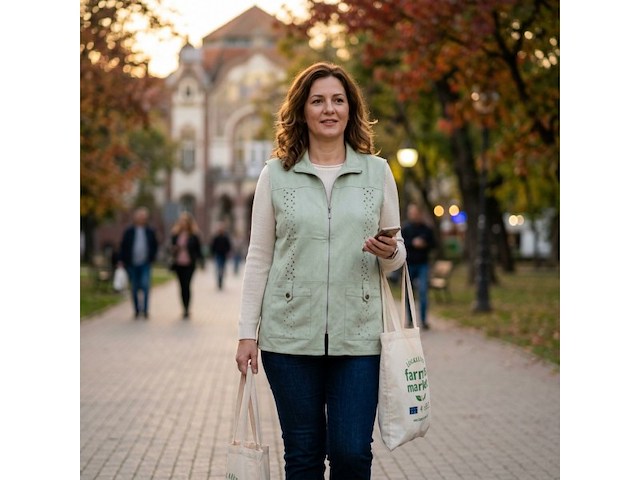 |O| LADY BEXLEYS prsluk sa izgledom prevrnute kože (XL)