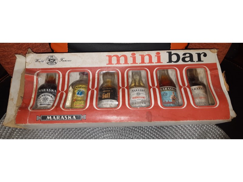 MINI BAR MARASKA - 6 MALIH FLAŠICA