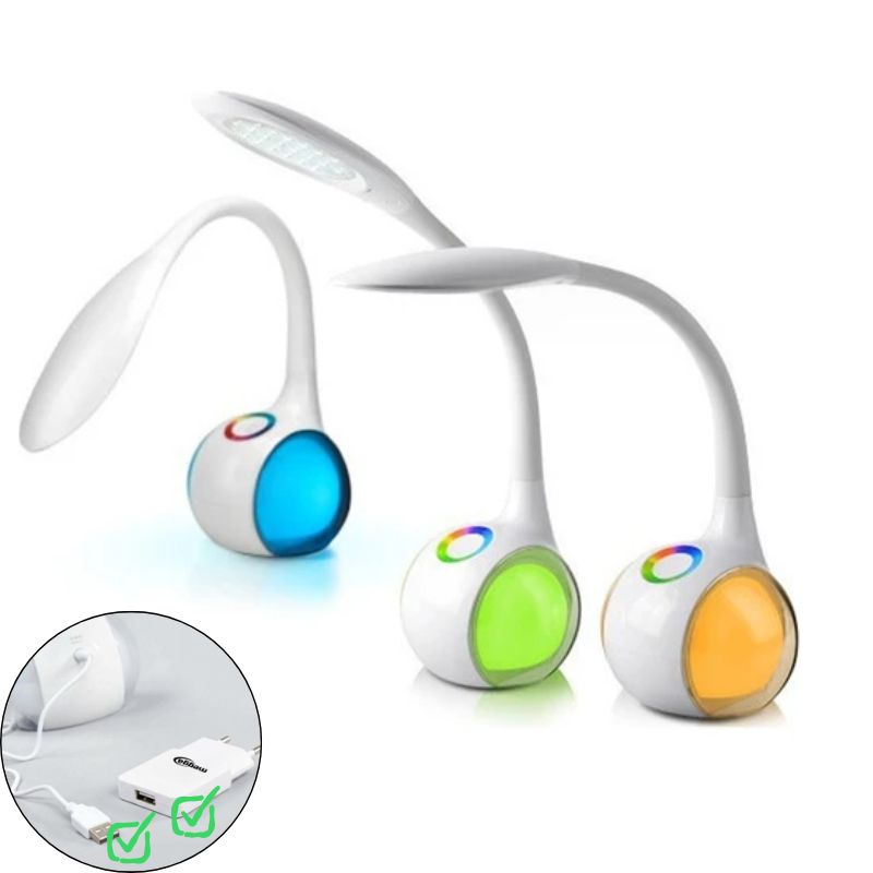 MEGGA, LION RGB STONA LED LAMPA ADAPTER + USB 5,5W + 1,5W RGB, 014566