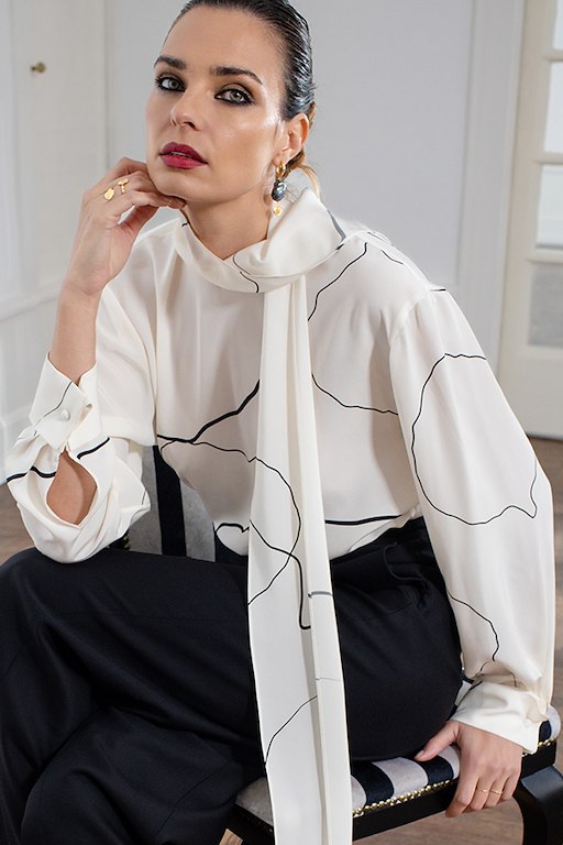 Iris Silk Blouse