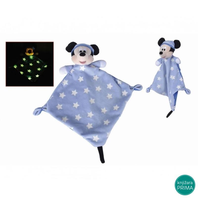 Plišana igračka DISNEY Mickey Mouse laku noć ćebe