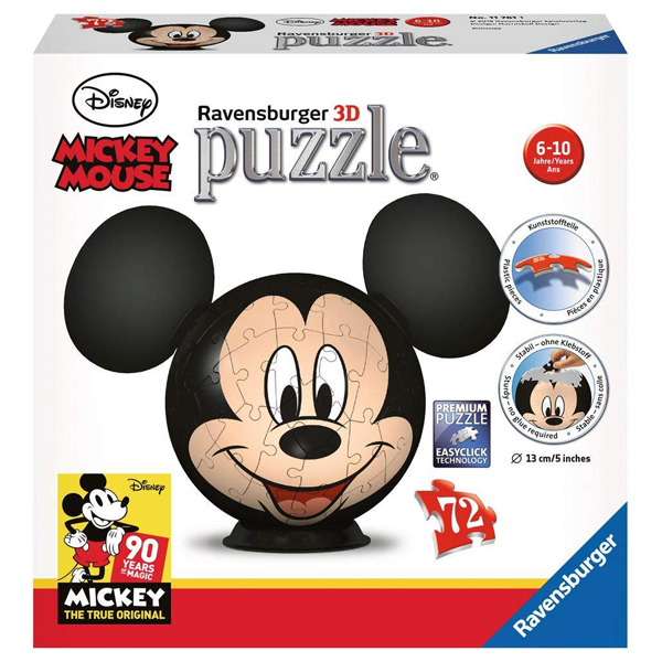 Ravensburger 3D puzzle (slagalice) 72pcs Mickey RA11761