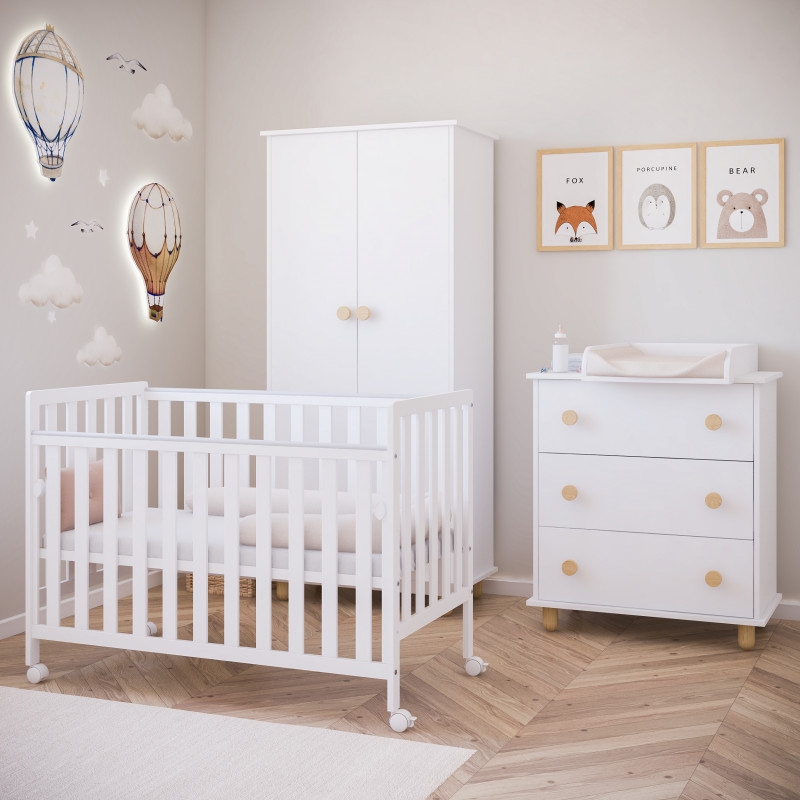Pinewood Bambi krevetac za bebe White