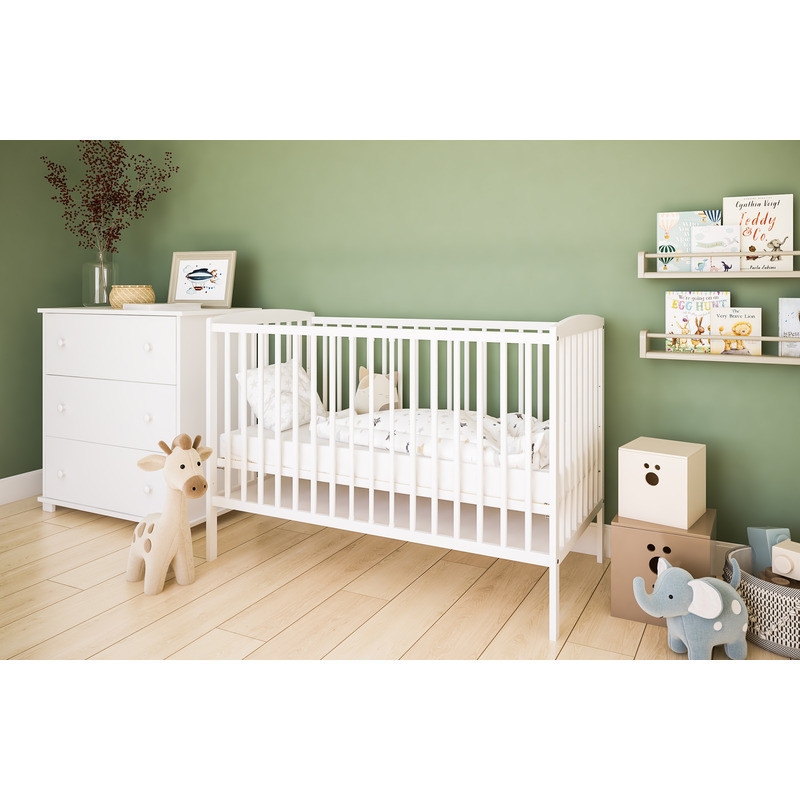 Pinewood Classic krevetac za bebe White