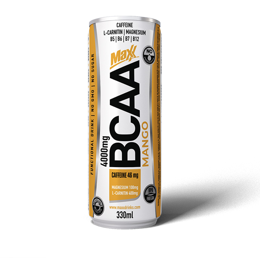 MAXX BCAA 330 ml – BCAA napitak sa kofeinom – bez šećera