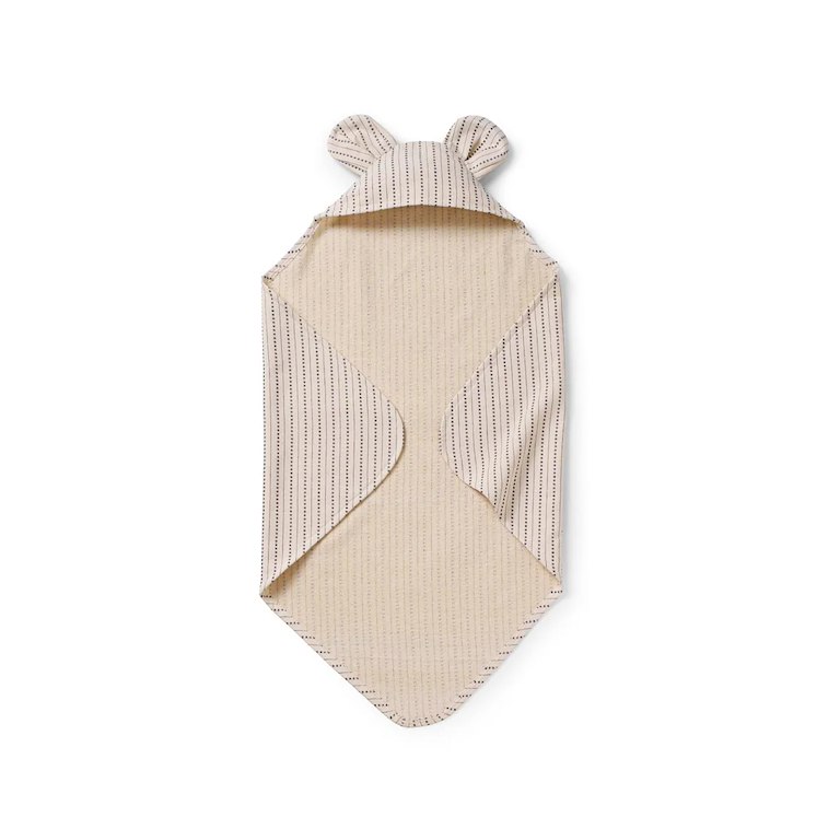Elodie Details pinstripe peškir sa kapuljačom