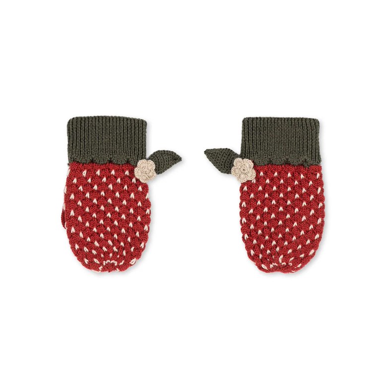 Konges Slojd rukavice strawberry