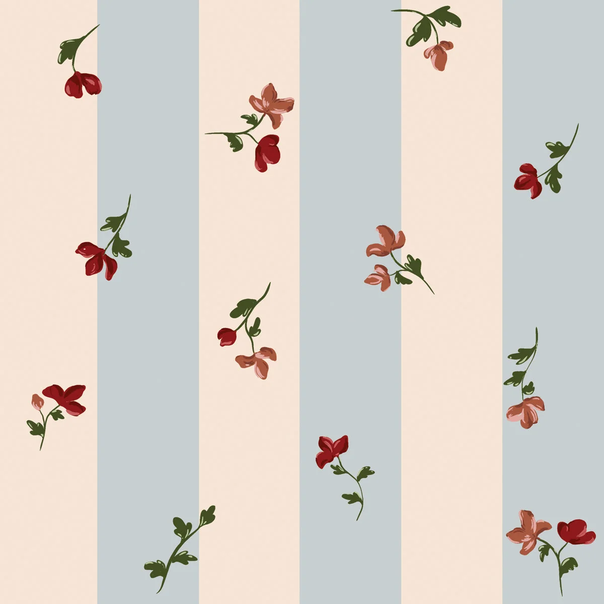 Dekornik tapeta paris flowers pruge