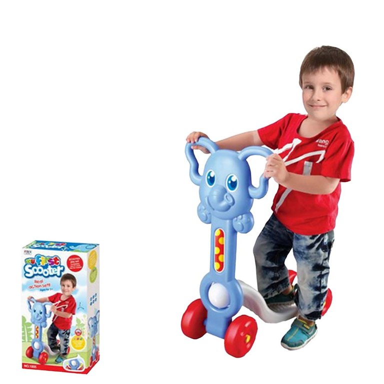 Moj prvi romobil na 4 točka, plavi slonićID: EK000906000