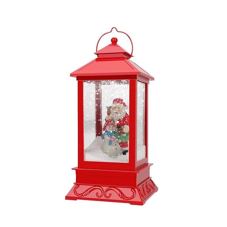 Božićni stoni fenjer 41 cm, crveniID: EK000906040