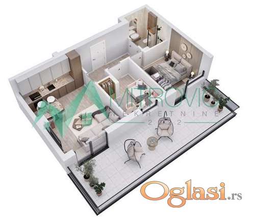 1004829 VRDNIK – STAN 70 m², SMART HOME SISTEM, NOVI STANDARD STANOVANJA