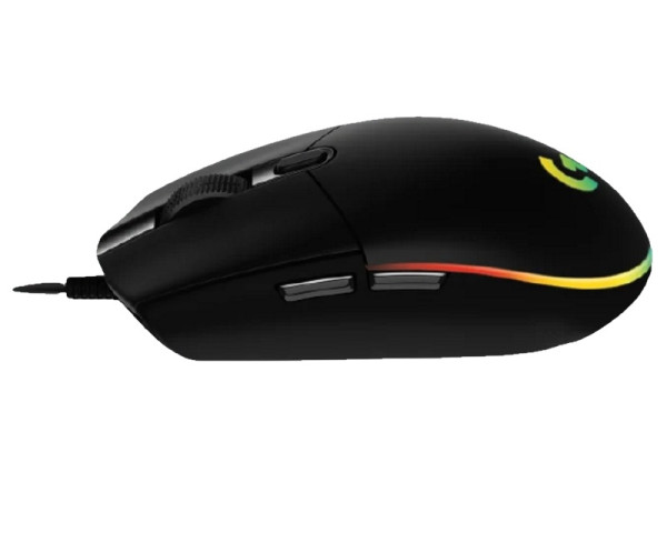 LOGITECH G203 Lightsync gaming crni miš
