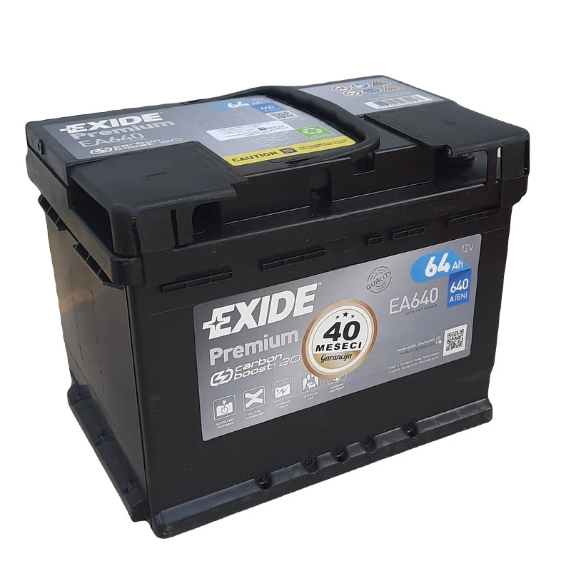 Akumulator EA640 12V 64Ah (Exide Premium)