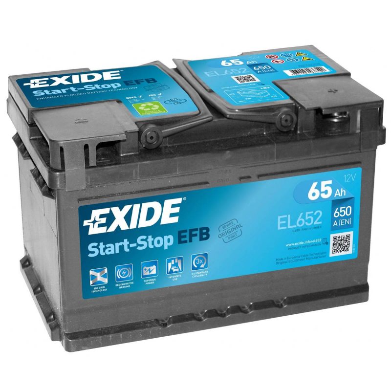 Akumulator Start&Stop EFB EL652 12V 65Ah (Exide)