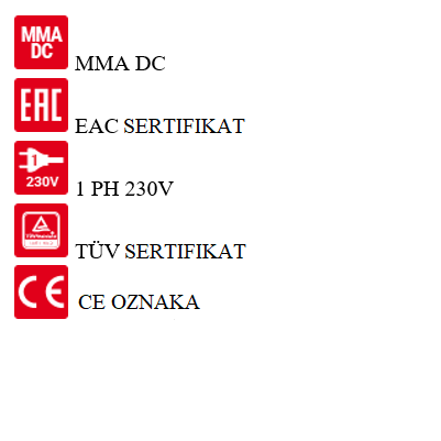 Aparat za zavarivanje FORCE 145 ACX + zaštitna maska (Telwin)