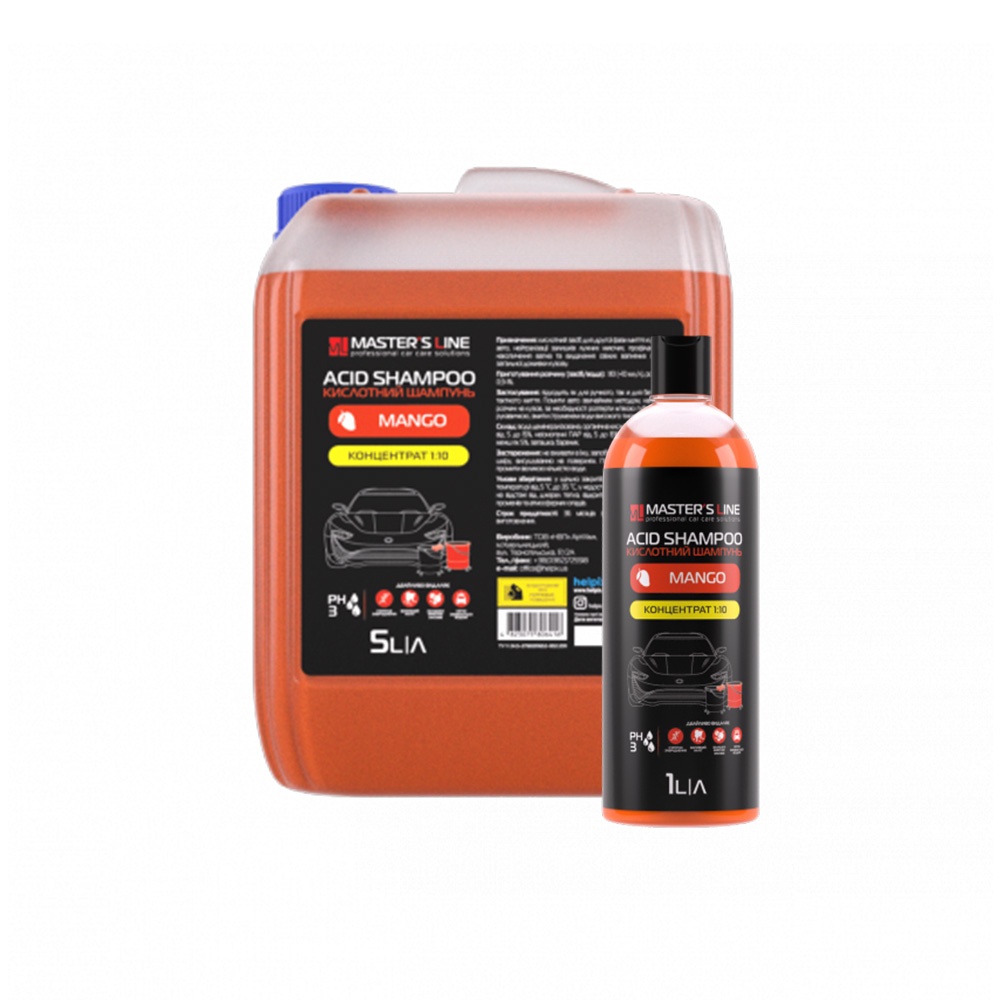 Auto šampon kiseli 1:10 (Master's Line)
