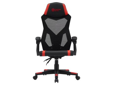 CANYON Gejmerska stolica Flow MCH01 Mesh Black/Red