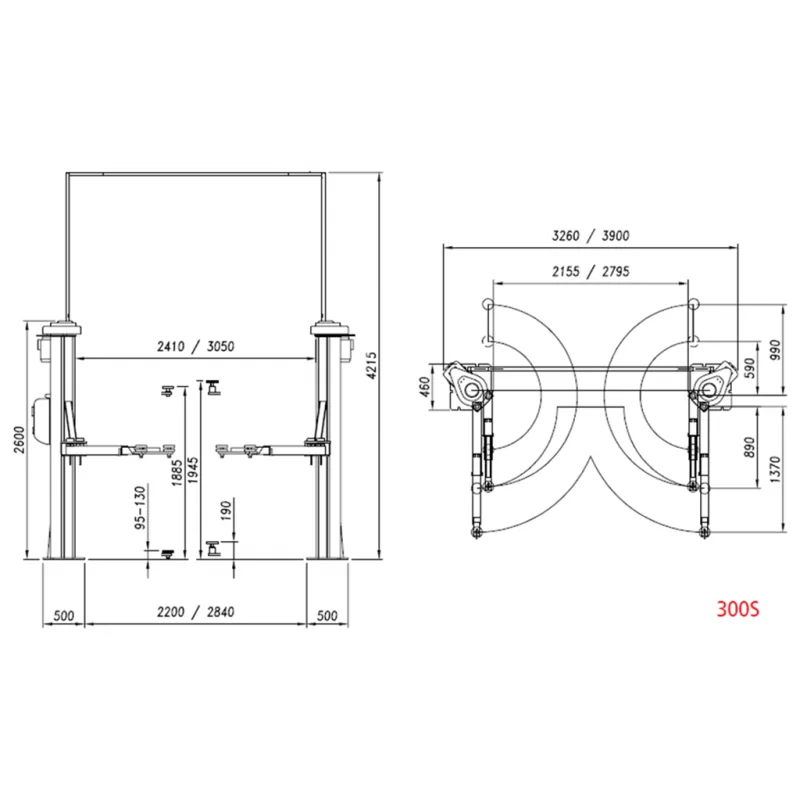 Dvostubna dizalica 3T elektromehanička 300s - 300SEV (Werther)