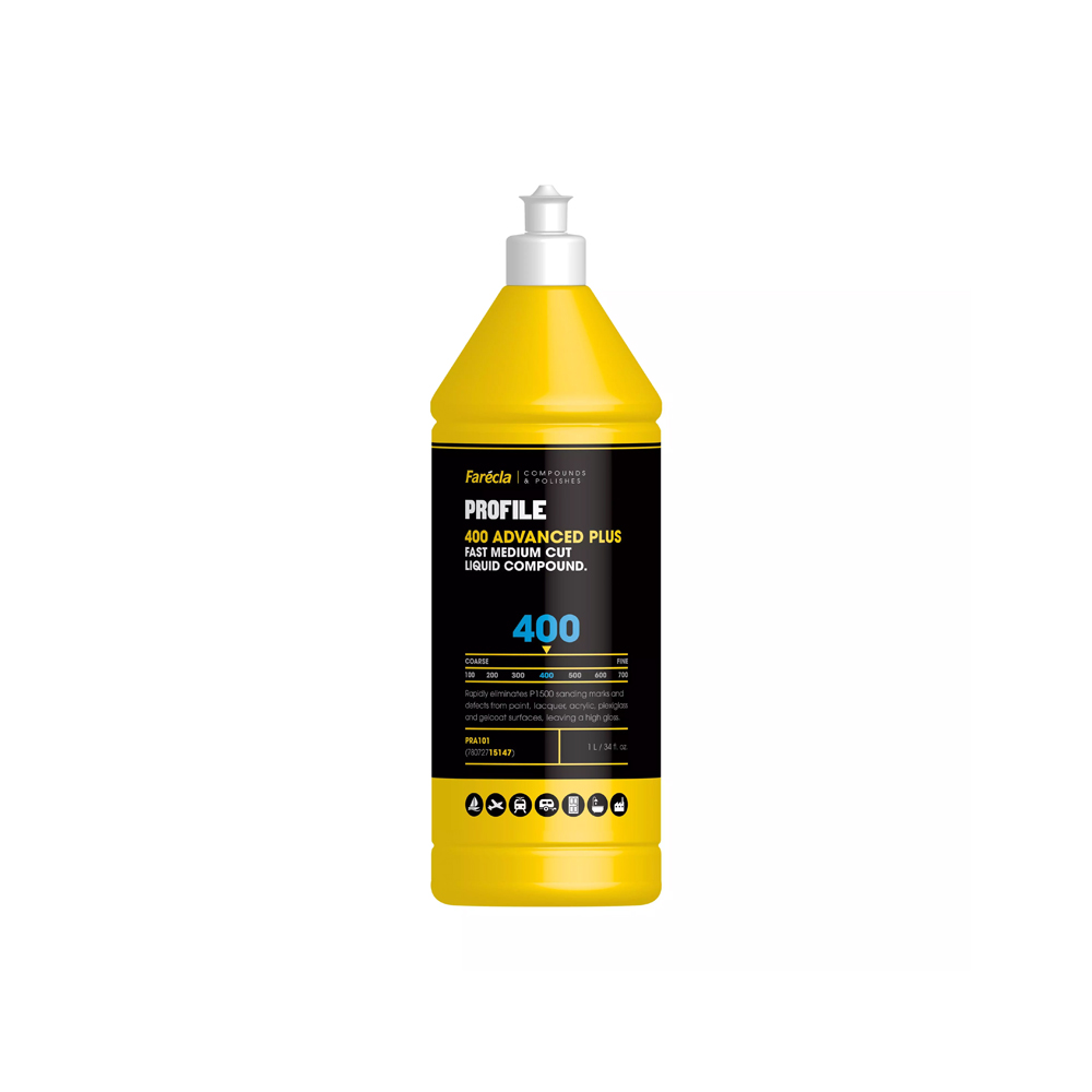 PROFILE 400 ADVANCED PLUS Srednje gruba pasta za poliranje 1kg (Farecla)