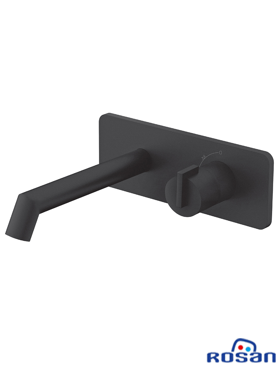 Ugradna baterija za lavabo S3 Black Rosan 331401B