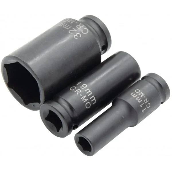 Set udarnih nasadnih dugih ključeva 1/2″ 16 kom. (Lincos)