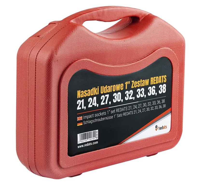 Set udarnih nasadnih ključeva 1″ 8 kom. (redats)
