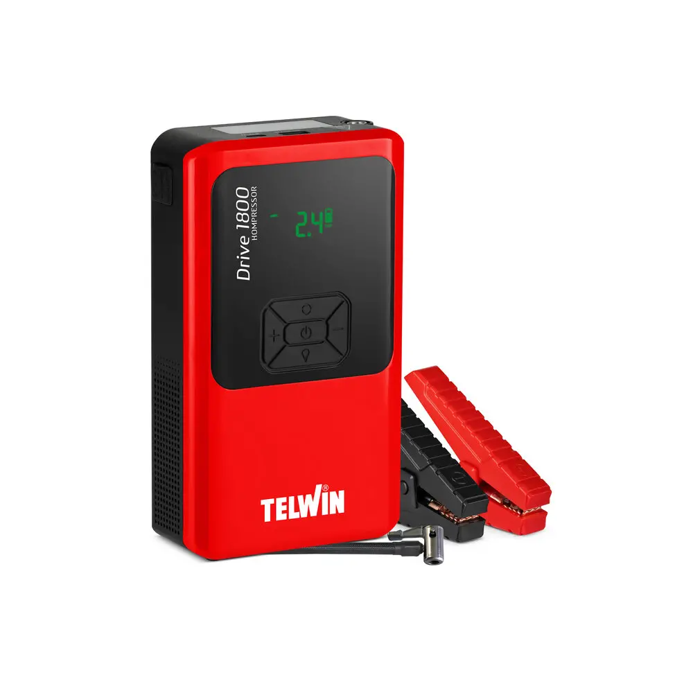 Starter powerbank i kompresor 12V 1800A (Telwin)
