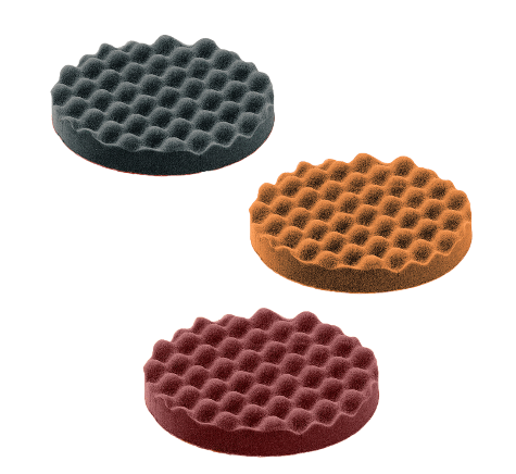 Sunđer za poliranje 200mm (profilisani) bordo, oranž, crni (Rubber&Plastic)