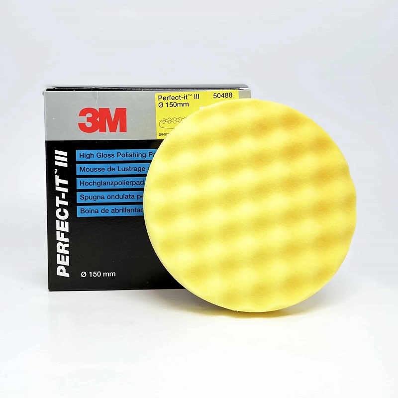 Sunđer za poliranje žuti 150mm (3M)