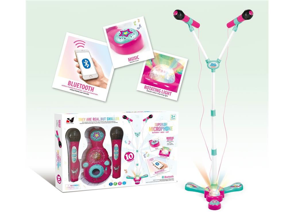 Karaoke set sa dva mikrofona i Bluetooth funkcijom