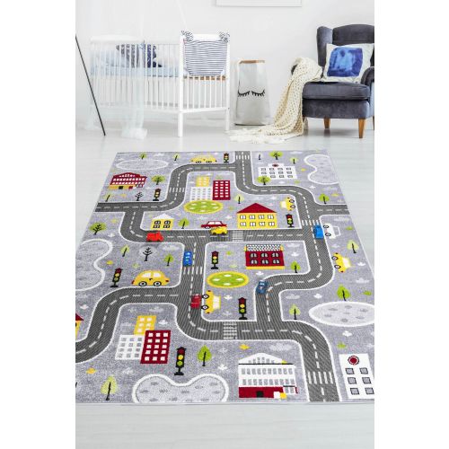 Gri Trafik - Sivi Tepih (120 x 170 cm)