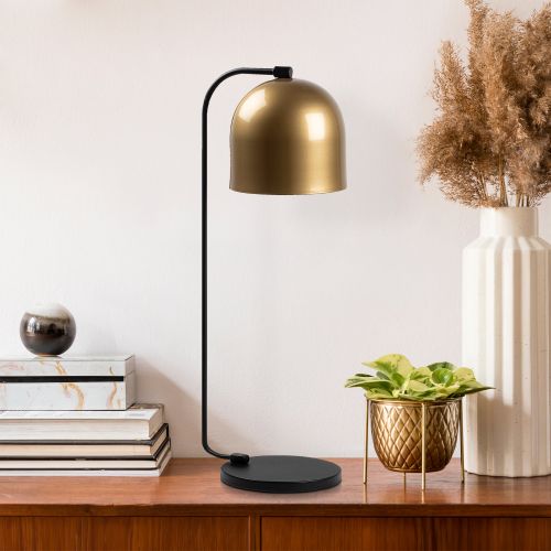 Opviq stona lampa Epika 12246, zlatna / crna