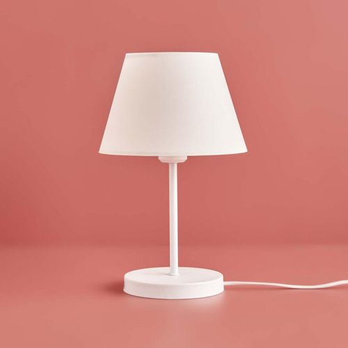 Opviq stona lampa AYD-3408, visina 37 cm, bela