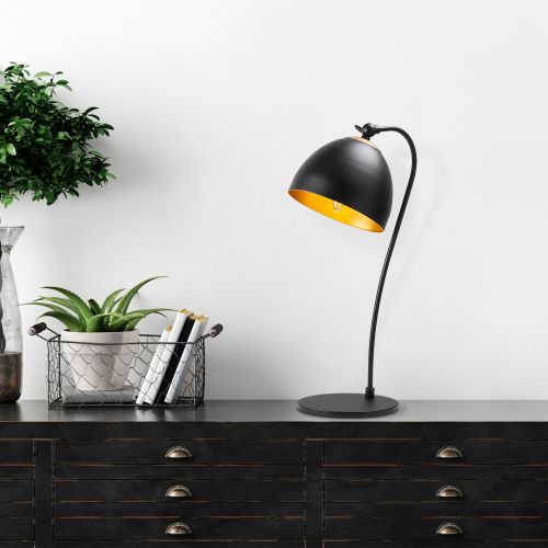 Opviq stona lampa Acuka12295, crna / zlatna