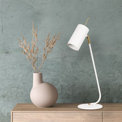 Opviq stona lampa Sivani MR-612, visina 55 cm, bela