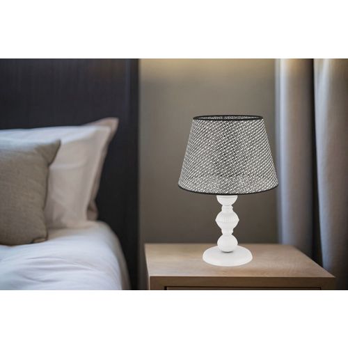 Opviq stona lampa 300 Hazeran, visina 45 cm, siva / bela