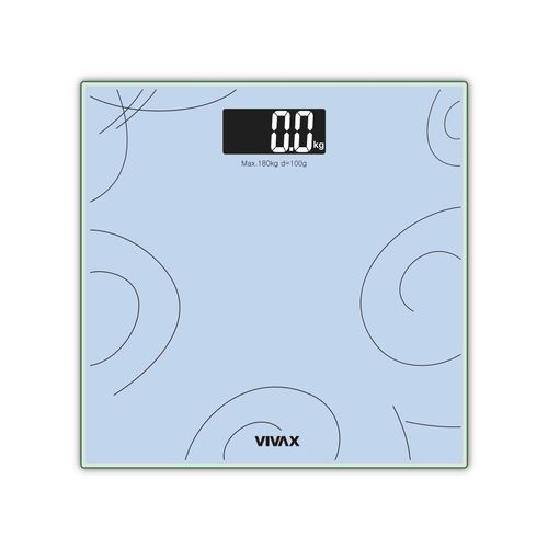 Vivax telesna vaga PS-158W, digitalna, do 180 kg, svetloplava
