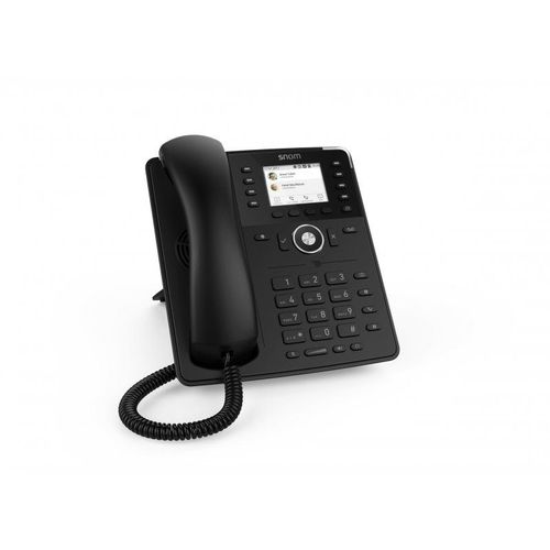 Snom D735 IP telefon sa kolor ekranom 2,7", 12 SIP naloga, Gigabit, USB, crni