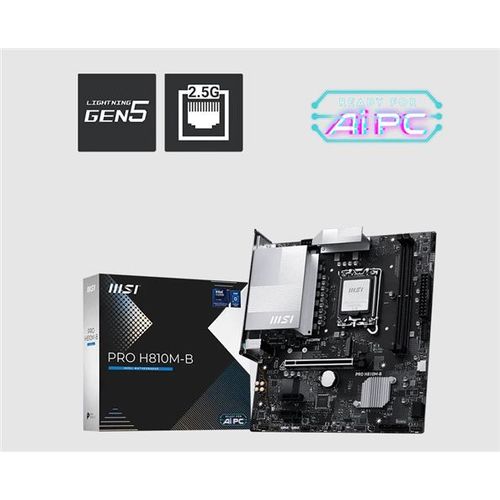 MSI PRO H810M-B matična ploča LGA1851 mATX