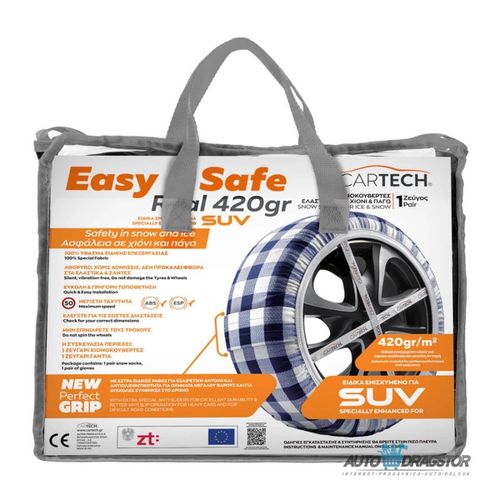 Cartech Easy & Safe Real čarape za sneg 420 g/m² za SUV, veličina G1, par