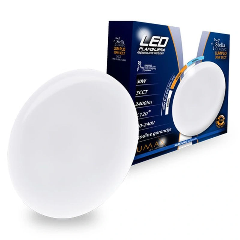 LED PLAFONJERA STELLA CLASSIC LUMPLO-30W 3CCT 2400 LM