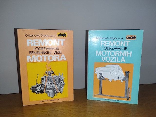 Drago Cvitanović – Remont i održavanje - 2 knjige