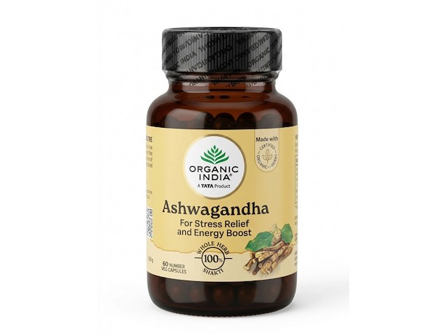 Ašvaganda Organic India- novo neotvoreno