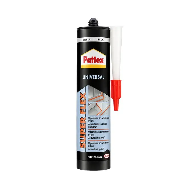 PATTEX univerzalni silikon 280ml Beli